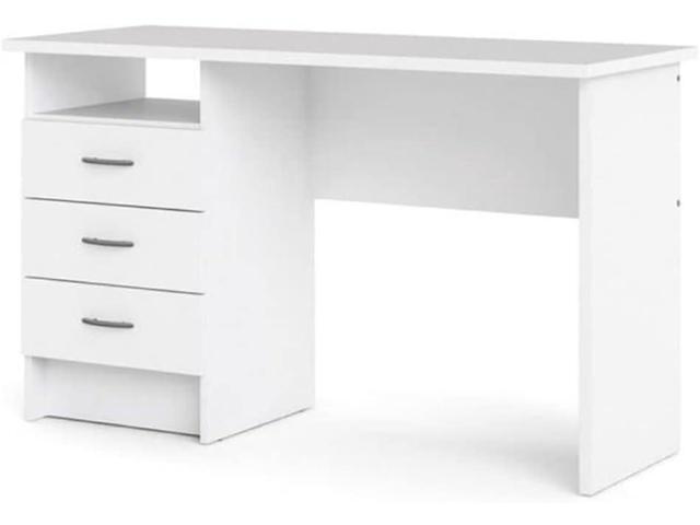 Click here for Tvilum Whitman Desk with 3 Drawers  White prices
