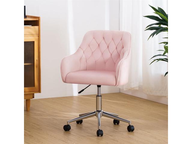 Click here for HOFFREE Velvet Office Chair Cute Vanity Chair with... prices