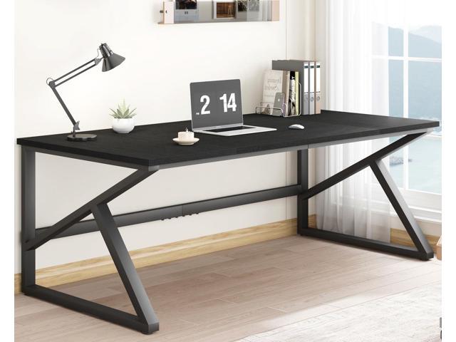 Click here for IBF Long Black Computer Desk  Large Executive Offi... prices