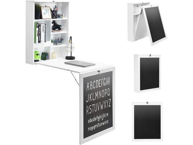 Click here for Tangkula Folding Floating Desk with Chalkboard  Wa... prices