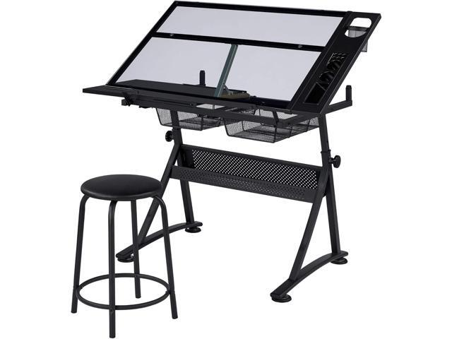 Click here for Topeakmart Height Adjustable Drafting Desk Artist... prices