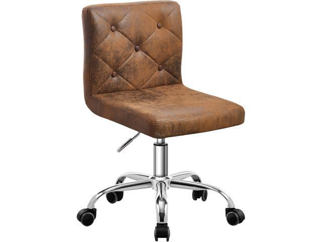 Click here for VECELO PU Leather Mid-Back Armless Desk Chair Adju... prices