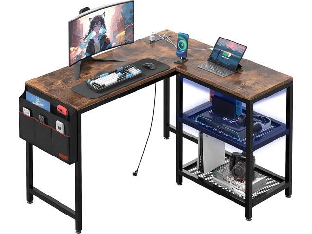 Click here for VECELO L Shaped Computer Desk 49 Inch Writing Stud... prices