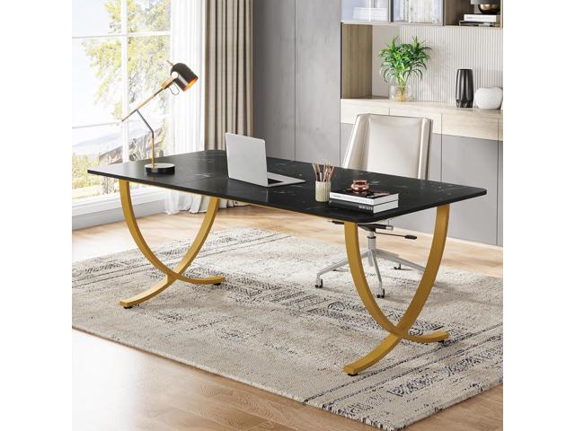 Click here for Tribesigns Executive Desk  63 W x 31.5 D Large Off... prices