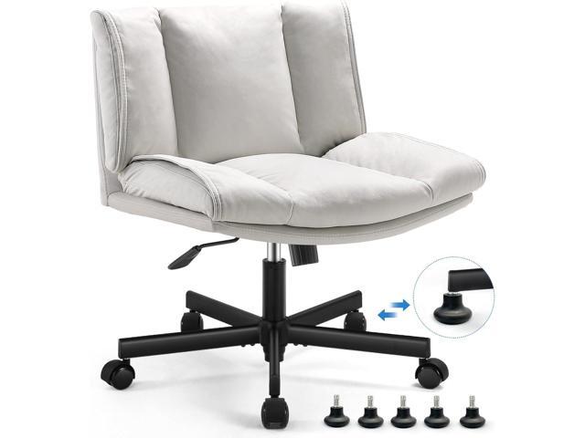 Click here for LEAGOO Criss Cross Chair with Wheels  Comfy Armles... prices