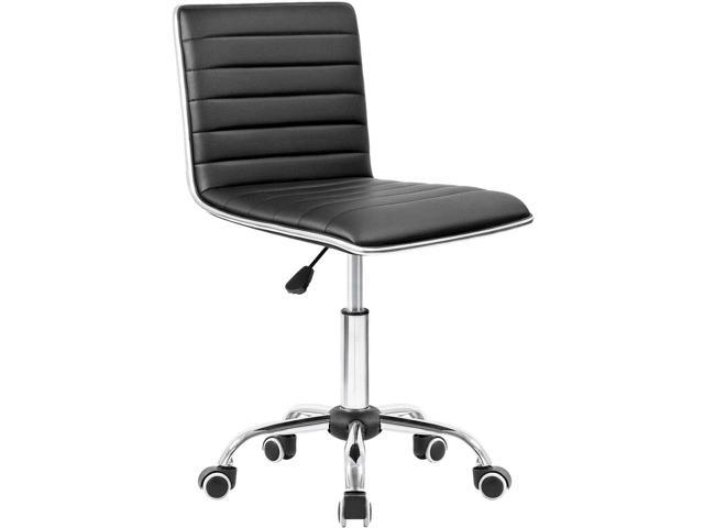 Click here for Homall Modern Adjustable Low Back Armless Ribbed T... prices