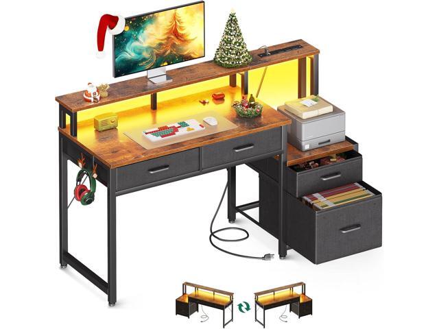 Click here for AODK 48-Inch Computer Desk with Fabric File Cabine... prices