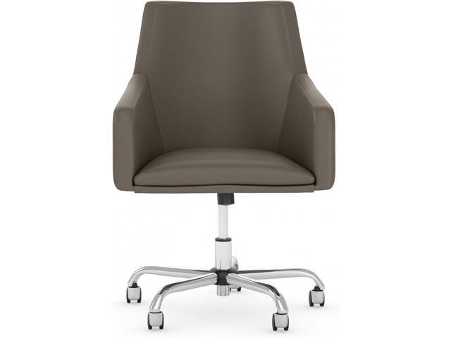 Click here for Bush Business Furniture London Mid Back Leather Bo... prices