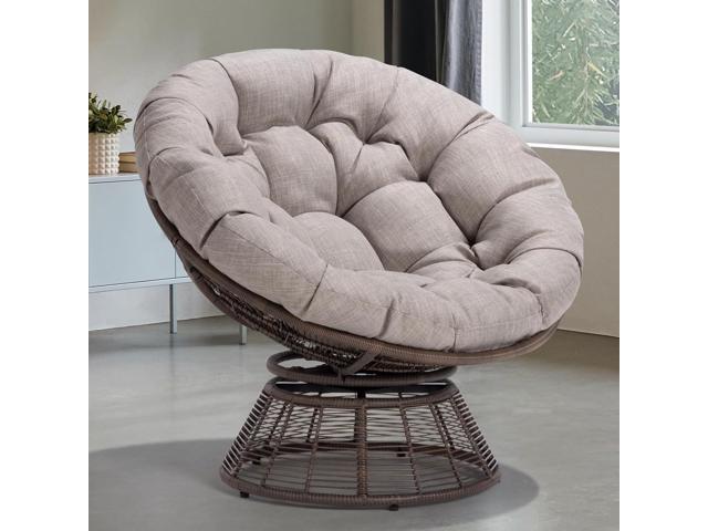 Click here for Bme 40 Ergonomic Wicker Papasan Chair with Soft Th... prices