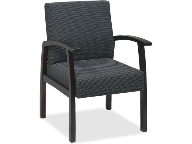 Click here for Lorell Deluxe Guest Chair  Mahogany/Charcoal prices