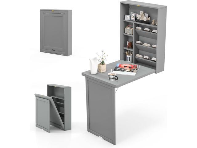 Click here for Tangkula Wall Mounted Desk  Fold Out Convertible F... prices