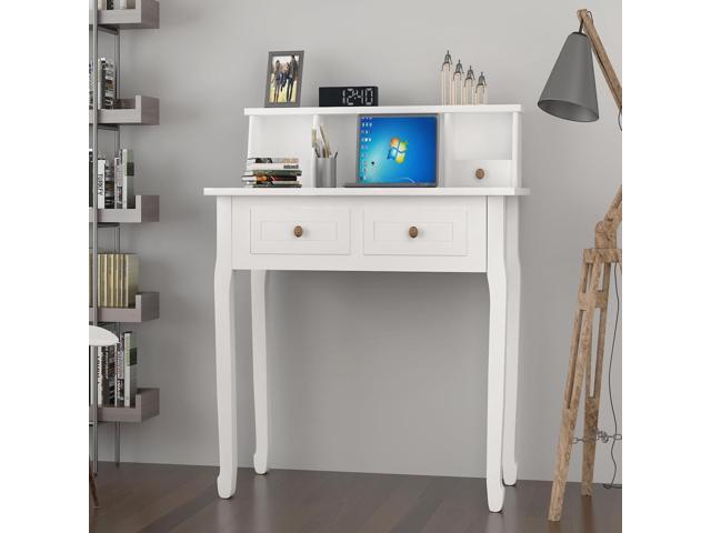 Click here for DMAITH Small Writing Desk with Hutch  32 Inch Home... prices