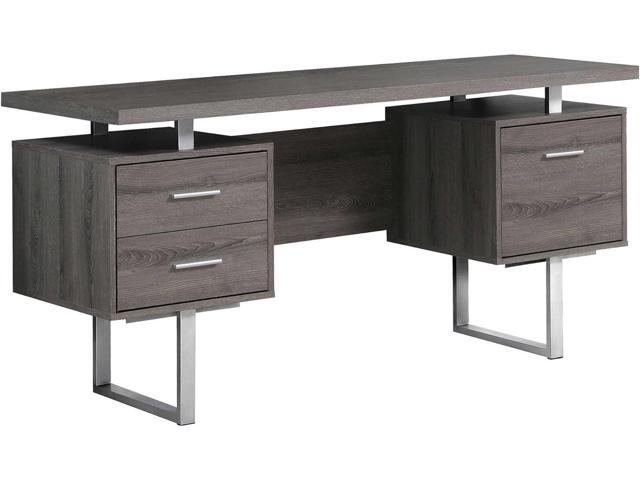 Click here for Monarch Specialties Dark Taupe Reclaimed-Look/Silv... prices