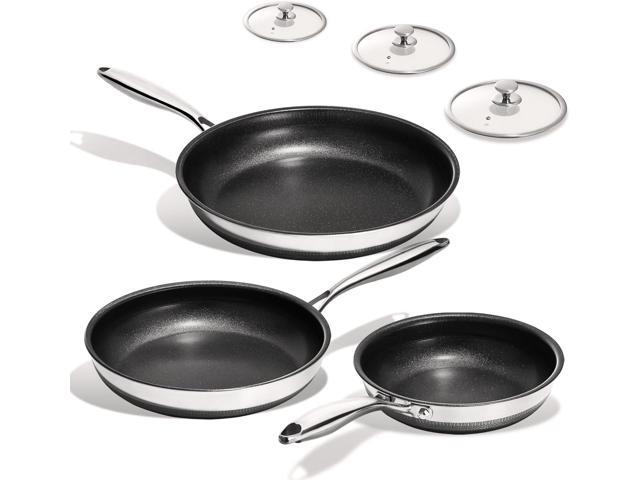 Click here for KITEXPERT Non Stick Frying Pans Set - 3 Piece (8... prices