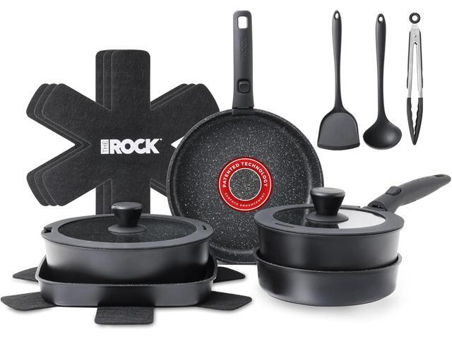 Click here for THE ROCK SMART SPACE 16pc Nonstick Pots and Pans S... prices