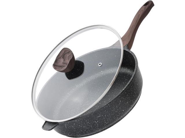 Click here for Nonstick Deep Frying Pan with Lid  12 Inch Large S... prices