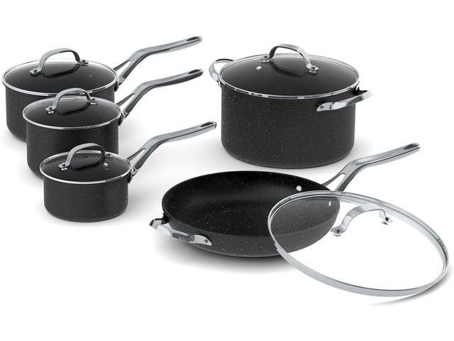 Click here for Starfrit The Rock 10PC Non-Stick Cookware Set - Du... prices