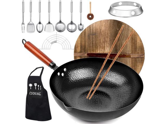 Click here for Carbon Steel Wok Pan  14 Piece Woks & Stir-Fry Pan... prices