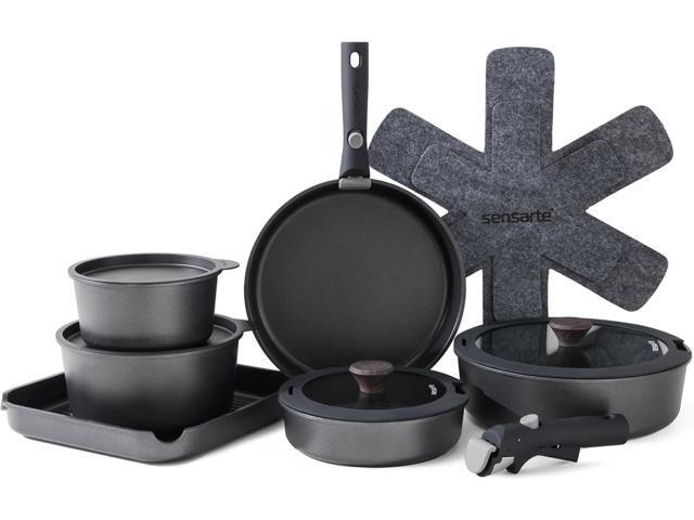 Click here for SENSARTE 17 Piece Pots and Pans Set  Nonstick Deta... prices