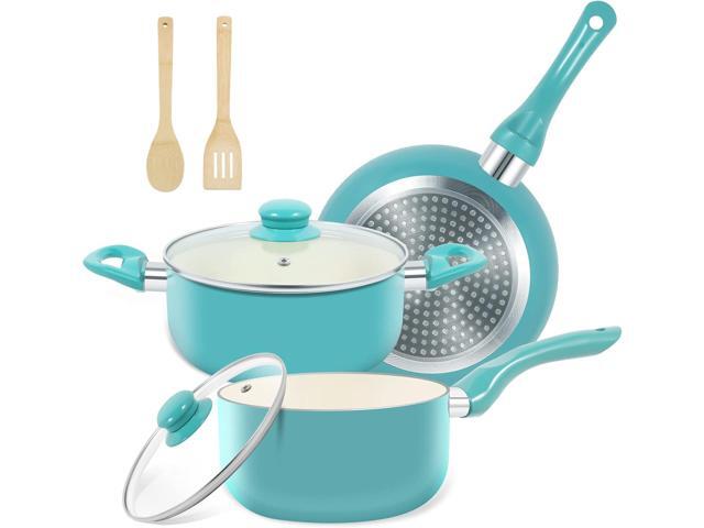 Click here for Pots and Pans Set  7 Piece Nonstick Ceramic Cookwa... prices