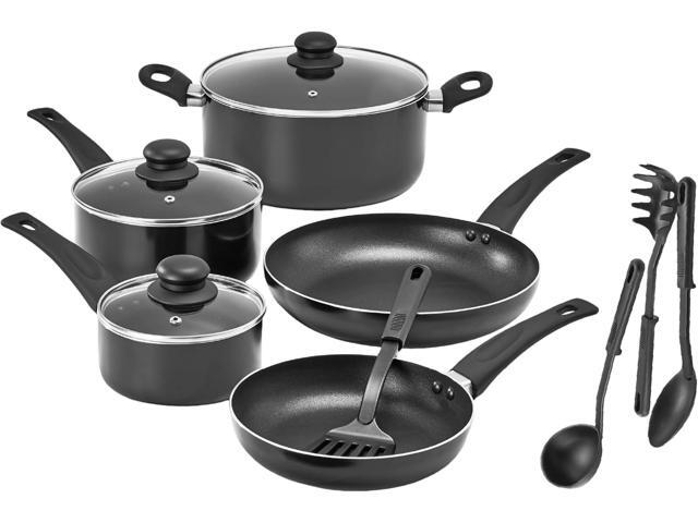 Click here for bella Cookware Set  12 Piece Pots and Pans with Ut... prices