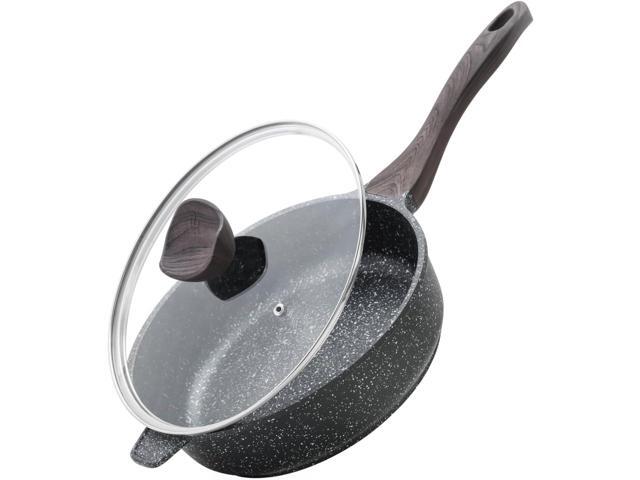 Click here for Nonstick Deep Frying Pan with Lid  11 Inch Non Sti... prices