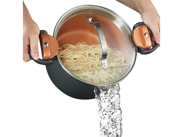 Click here for GOTHAM STEEL 5 Qt Ceramic Stock Pot Multipurpose P... prices