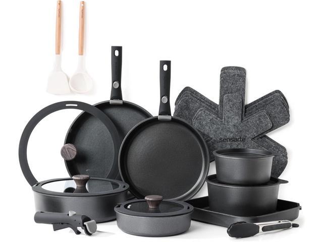 Click here for SENSARTE 24 Piece Pots and Pans Set  Nonstick Deta... prices
