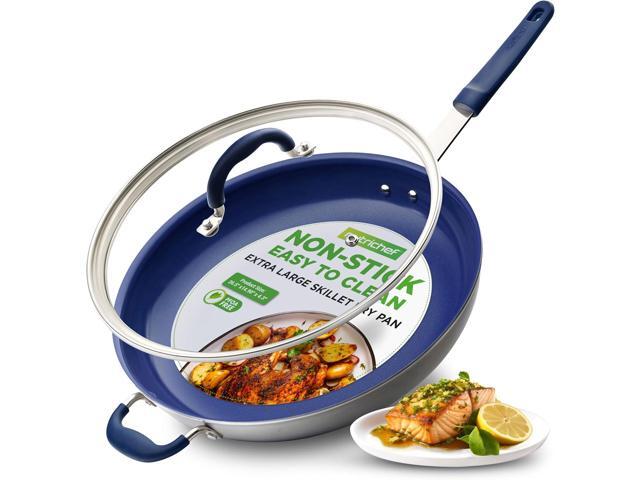 Click here for NutriChef 14 Fry Pan With Lid - Extra Large Skille... prices