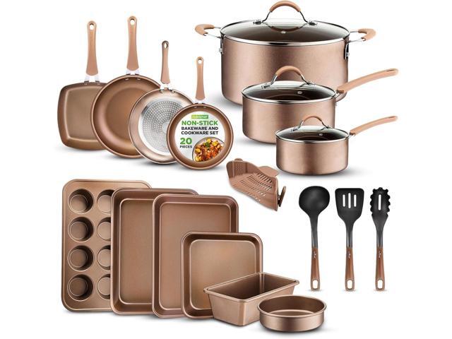 Click here for NutriChef 20-Piece Nonstick Kitchen Cookware Set -... prices