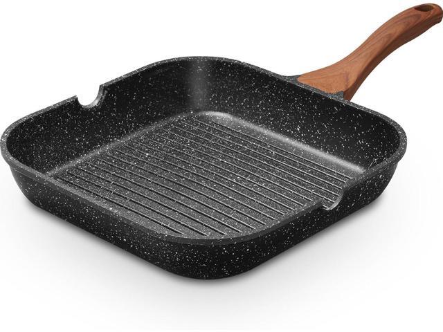 Click here for ESLITE LIFE 9.5 Inch Nonstick Grill Pan for Indoor... prices