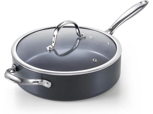 Click here for Cooks Standard 4-QT Nonstick Deep Sauté Pan with L... prices
