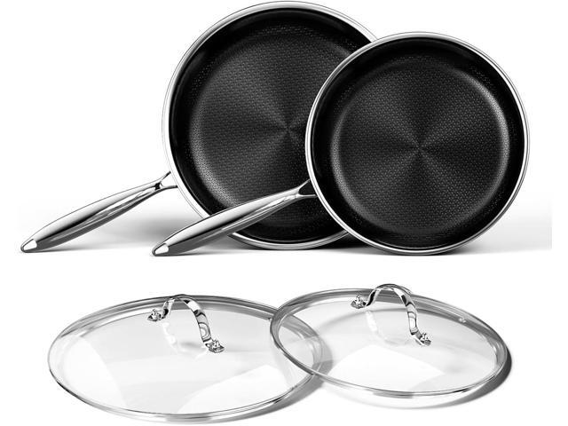 Click here for Stainless Steel Frying Pan with Lid - Titanium Cer... prices