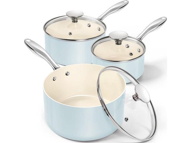 Click here for MICHELANGELO Sauce Pan with Lid  Non Stick Saucepa... prices