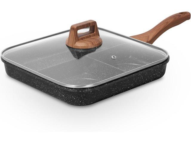 Click here for ESLITE LIFE 11 Inch Nonstick Divided Grill Pan wit... prices