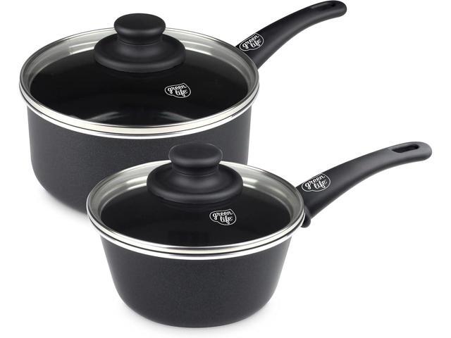 Click here for GreenLife Soft Grip 1QT and 2QT Saucepan Set  Heal... prices
