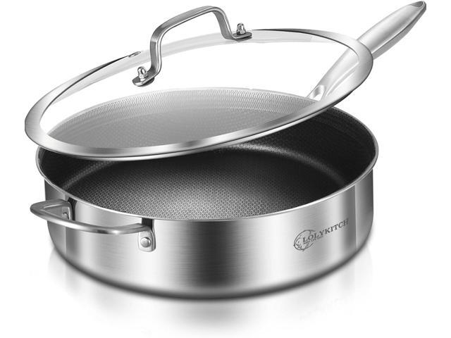 Click here for LOLYKITCH 6 QT Hybrid Tri-Ply Stainless Steel Non-... prices