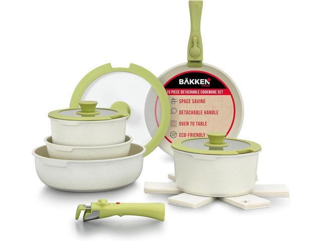Click here for Bakken 15-Piece Non-Stick Cookware Set with Detach... prices