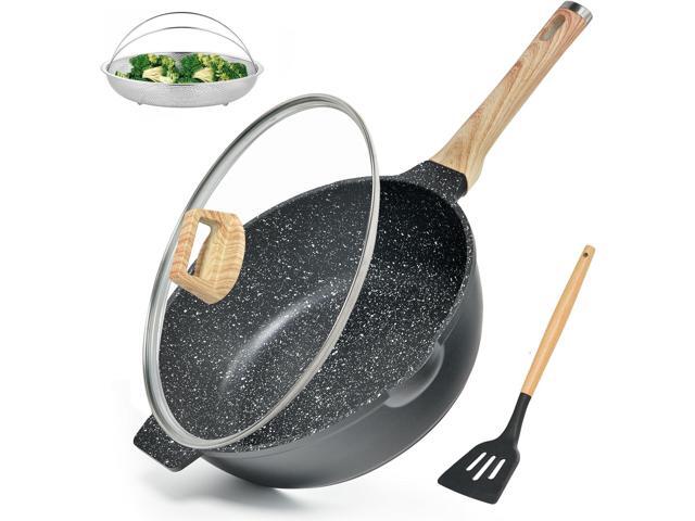 Click here for Non Stick Deep Frying Pan with Lid  12 In / 5.5 Qu... prices