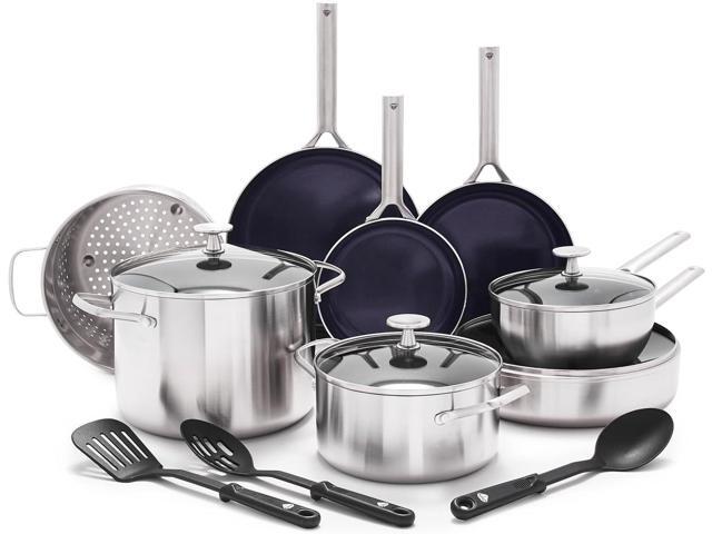 Click here for Blue Diamond 15-Piece Tri-Ply Stainless Steel Cook... prices