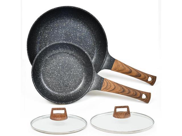 Click here for Nonstick Frying Pans Set with Lid  10 In 11.5 In A... prices