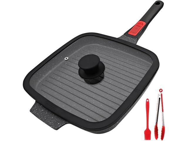 Click here for Griddle Pan with Lid  10 Inch Cast Aluminium Non S... prices