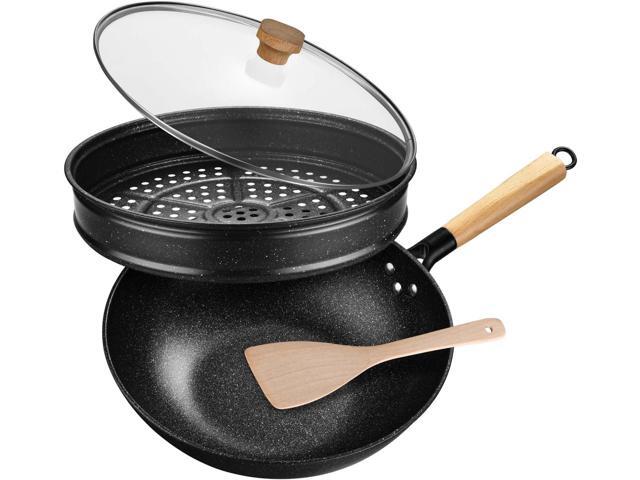 Click here for Non-Stick Wok with Steamer Basket 12 Inches Stir F... prices