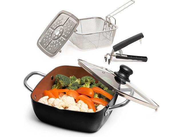 Click here for Moss & Stone Copper 5 Piece Set Chef Cookware  9.5... prices