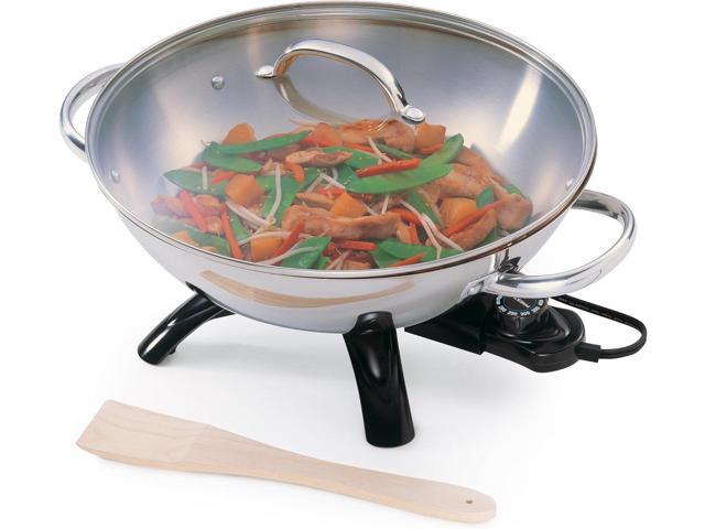Click here for Presto 5900 1500-Watt Stainless-Steel Electric Wok prices