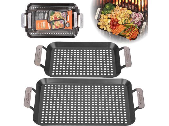 Click here for Camerons BBQ Grill Topper Grilling Pans (Set of 2)... prices