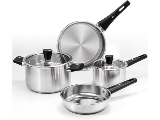Click here for Pots and Pans Set  6-Piece Stainless Steel Kitchen... prices