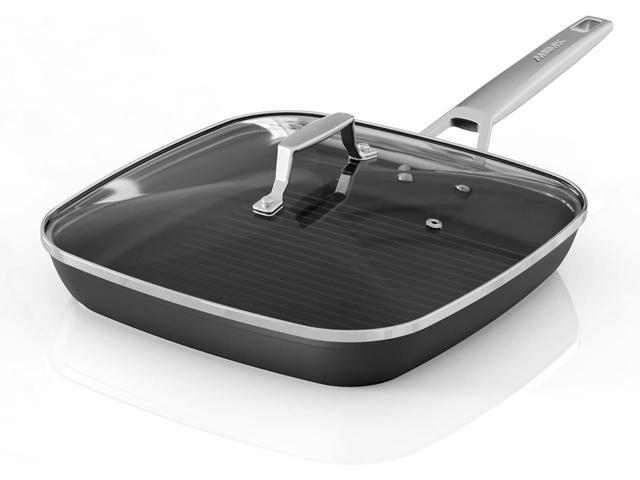Click here for MsMk Square Grill Pan with Lid  9.5 Inch Titanium... prices