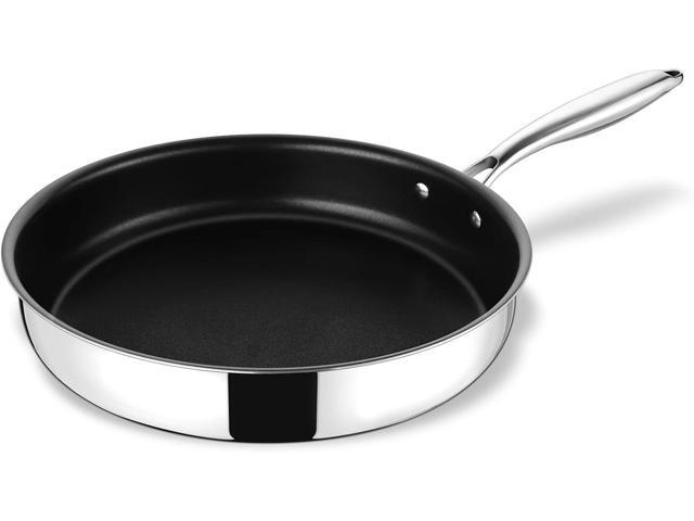 Click here for TeamFar Frying Pan  10 inch Stainless Steel 3-ply... prices