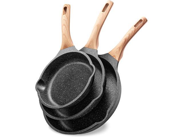 Click here for Non Stick Frying Pan Set Granite Skillet Set with... prices